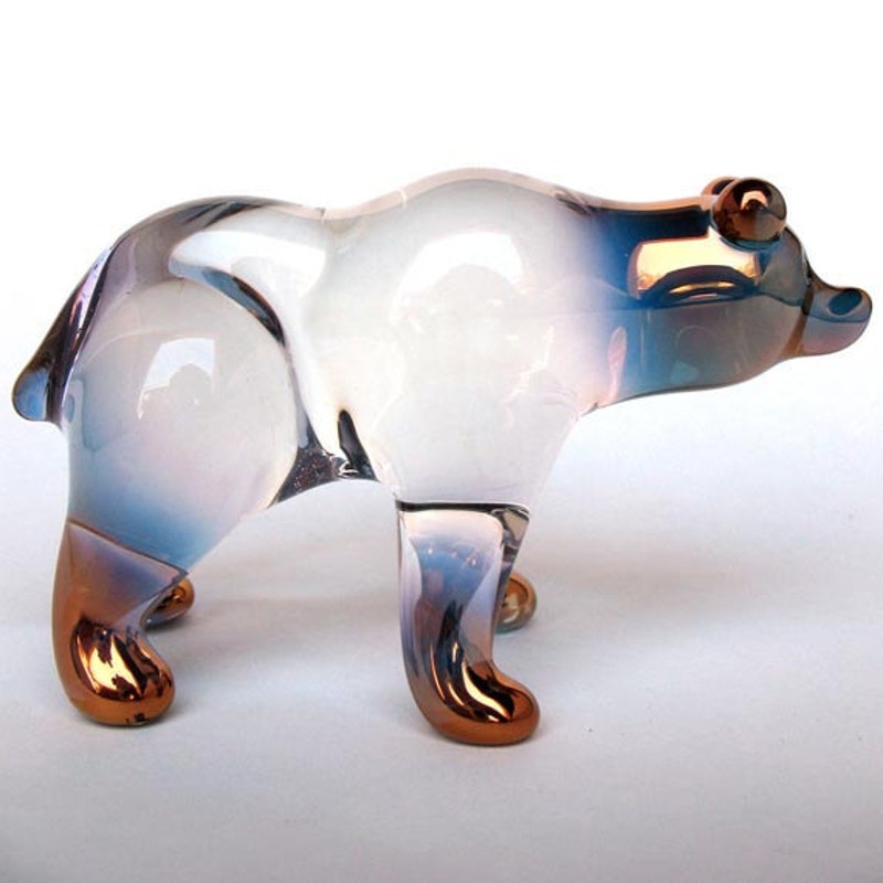 Crystal Bear Figurines - Etsy