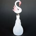 Swan Perfume Bottle of Hand Blown Glass Gold Crystal - Etsy