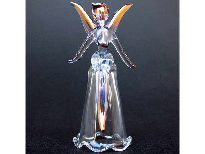 Fairy Hand Blown Glass Thimble Crystal Gold Figurine - Etsy