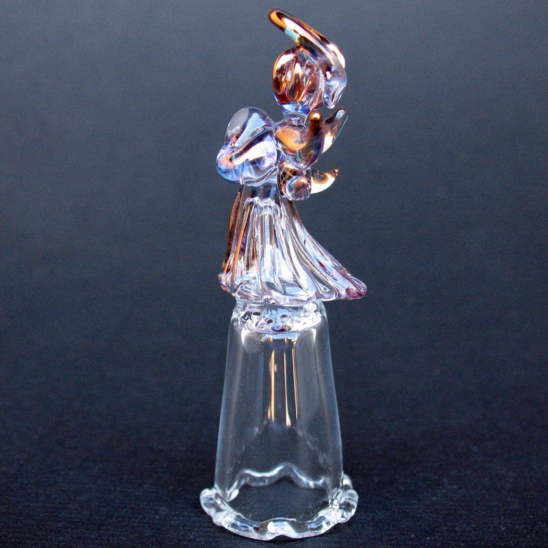 Glass Angel Figurine - Etsy