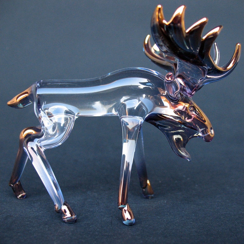 Moose Figurine - Etsy
