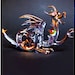 Dragon Medieval Hand Blown Glass Figurine Crystal Gold - Etsy