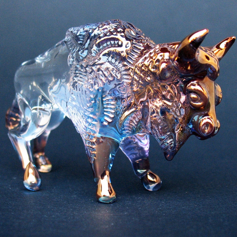 Crystal Sculpture Buffalo - Etsy