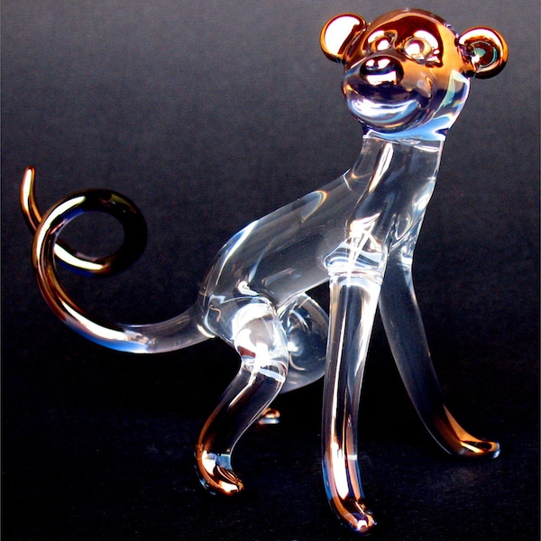 Glass Monkey - Etsy