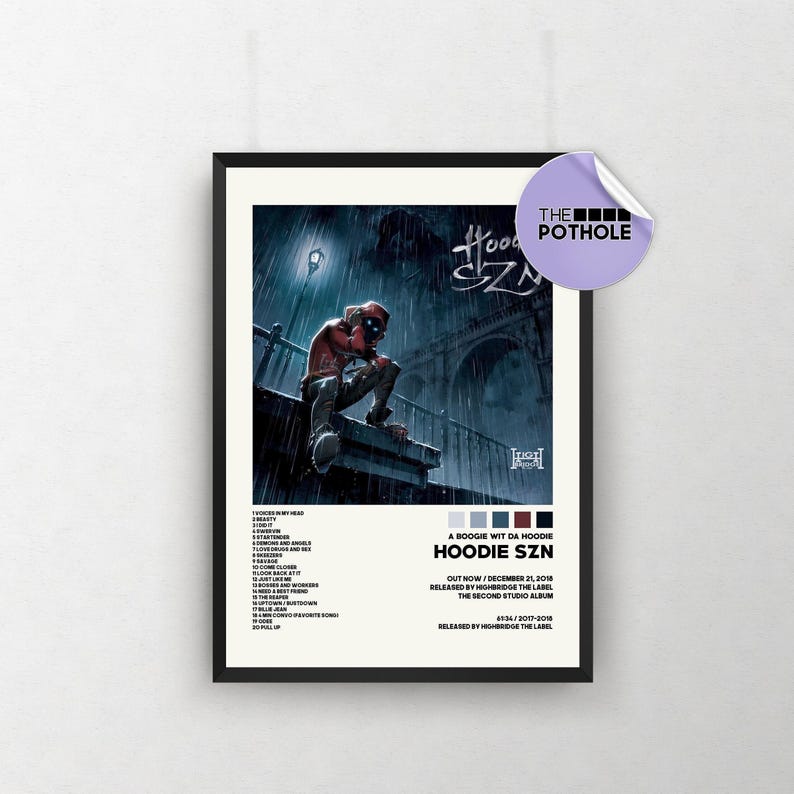 A Boogie Wit Da Hoodie Posters / Hoodie SZN Poster, Album Cover Poster ...