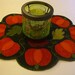 Pumpkin Candle Mat Wool Applique PATTERN Fall Thanksgiving Autumn Penny ...