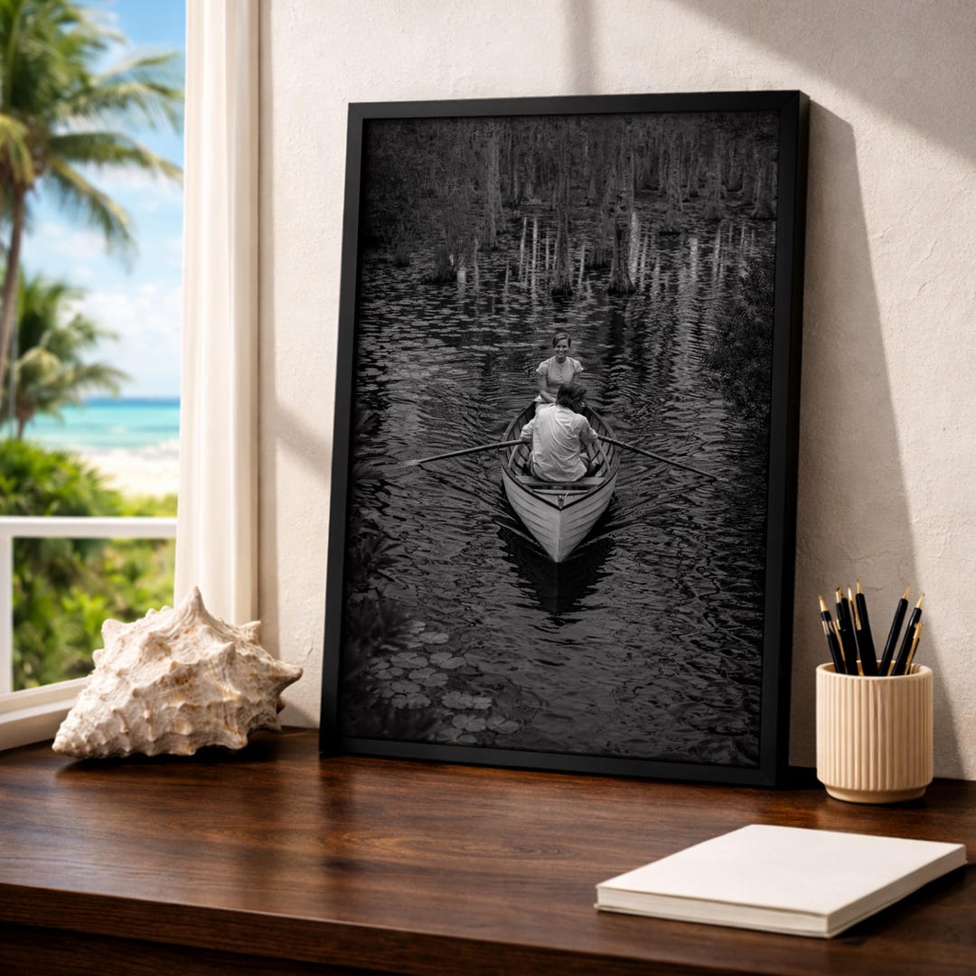 The Notebook Movie Poster | Noah and Allie Rowboat Scene (digital Print ...