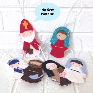 Mary Finger Puppet Doll Ornament PDF Pattern Catholic Toy DIY | Etsy