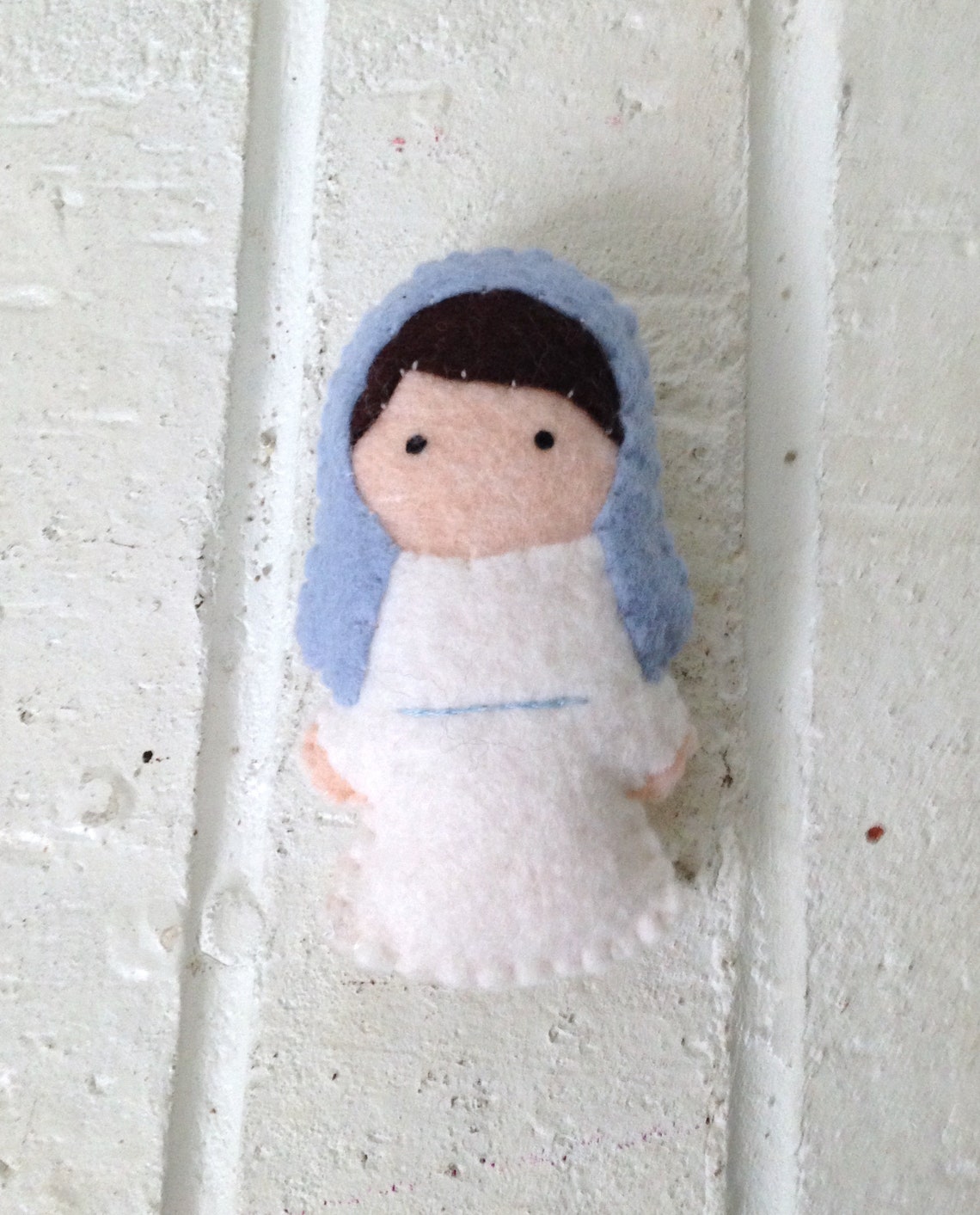 Mary Finger Puppet Doll Ornament PDF Pattern Catholic Toy DIY | Etsy