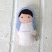 Mary Finger Puppet Doll Ornament PDF Pattern Catholic Toy DIY - Etsy