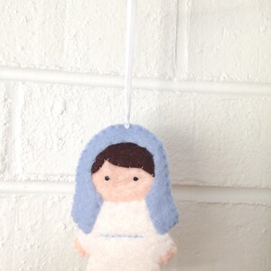 Mary Finger Puppet Doll Ornament PDF Pattern Catholic Toy DIY - Etsy