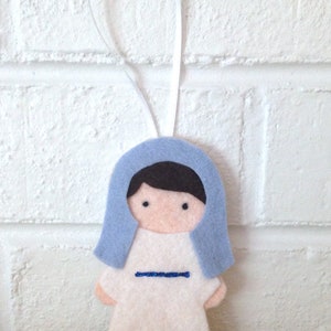 Mary Finger Puppet Doll Ornament PDF Pattern Catholic Toy DIY - Etsy