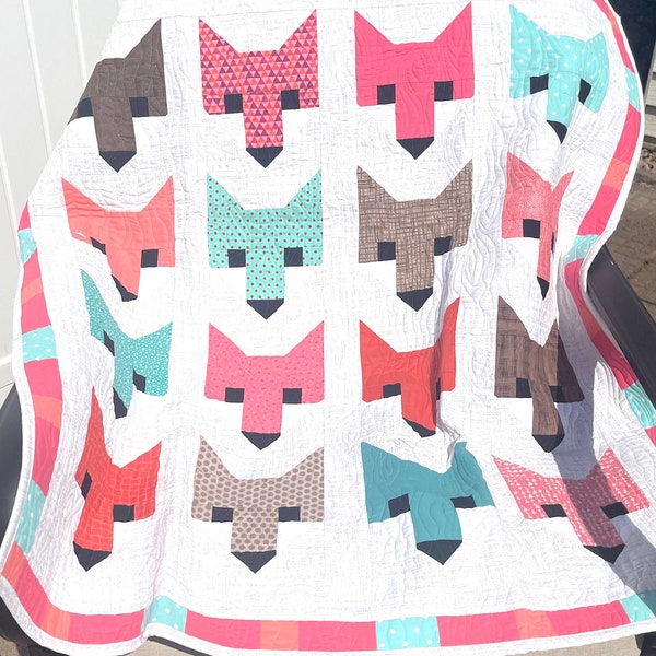 Fox Quilt - Etsy