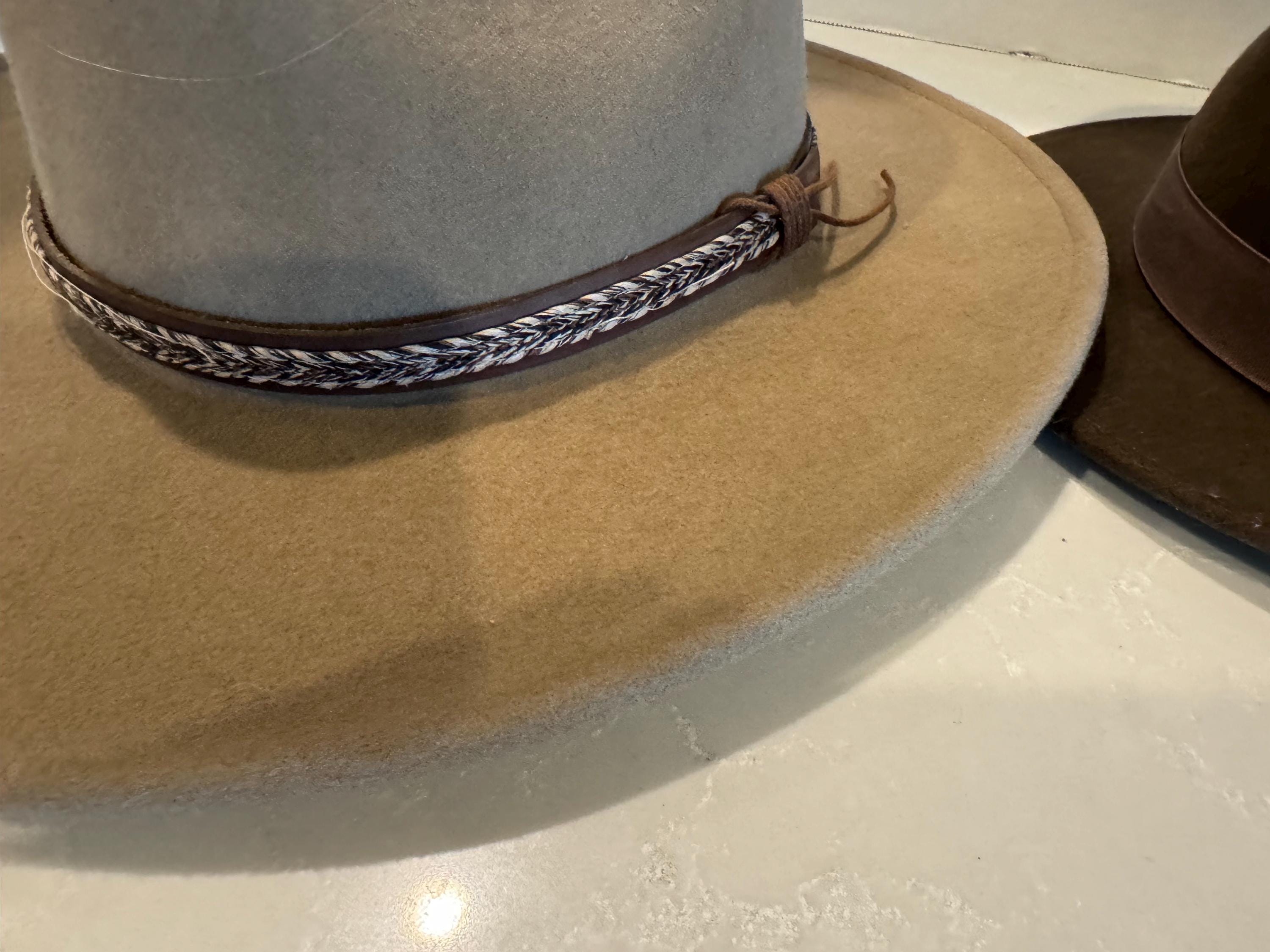 Packable Lite Felt Wool Hat: Brown Crushable Fedora - Etsy