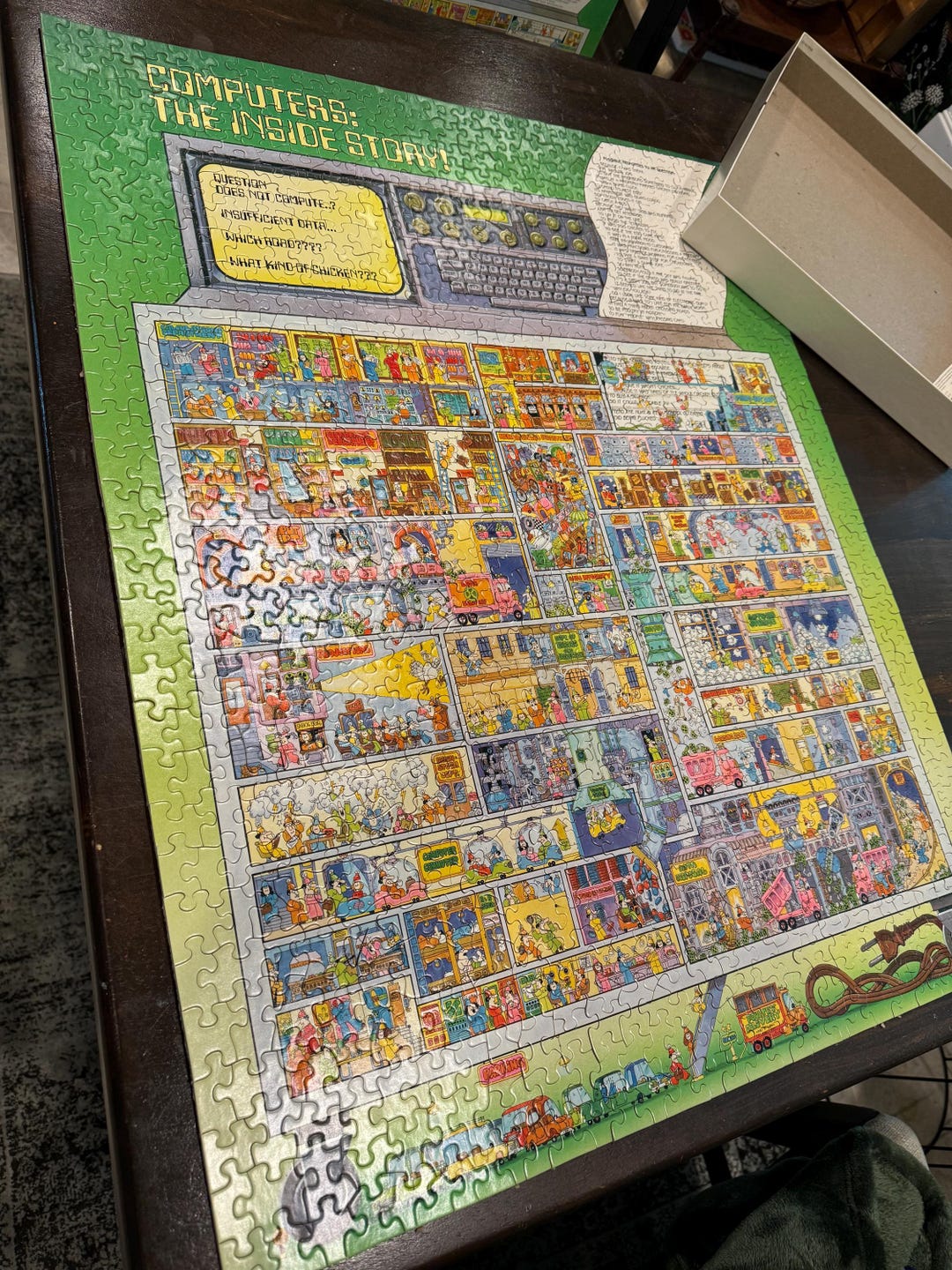 Vintage Springbok "computers the Inside Story" 1000 PC Complete Puzzle ...