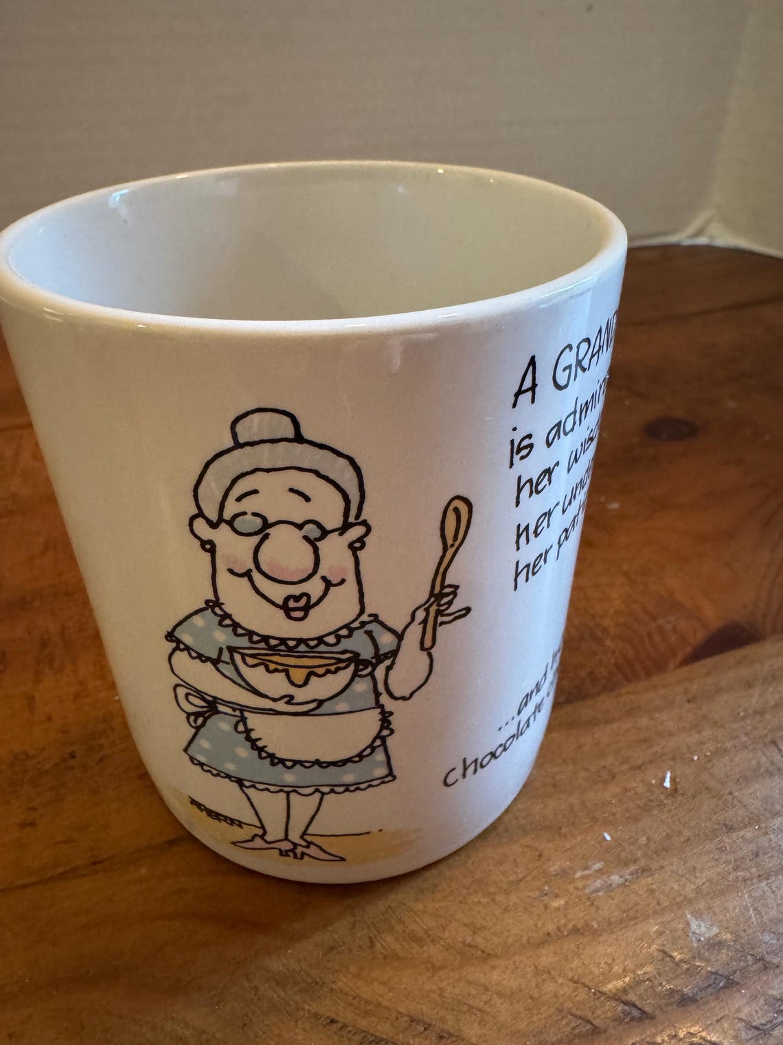 Vintage Hallmark Shoebox Coffee Mug: Grandma's Wisdom - Etsy