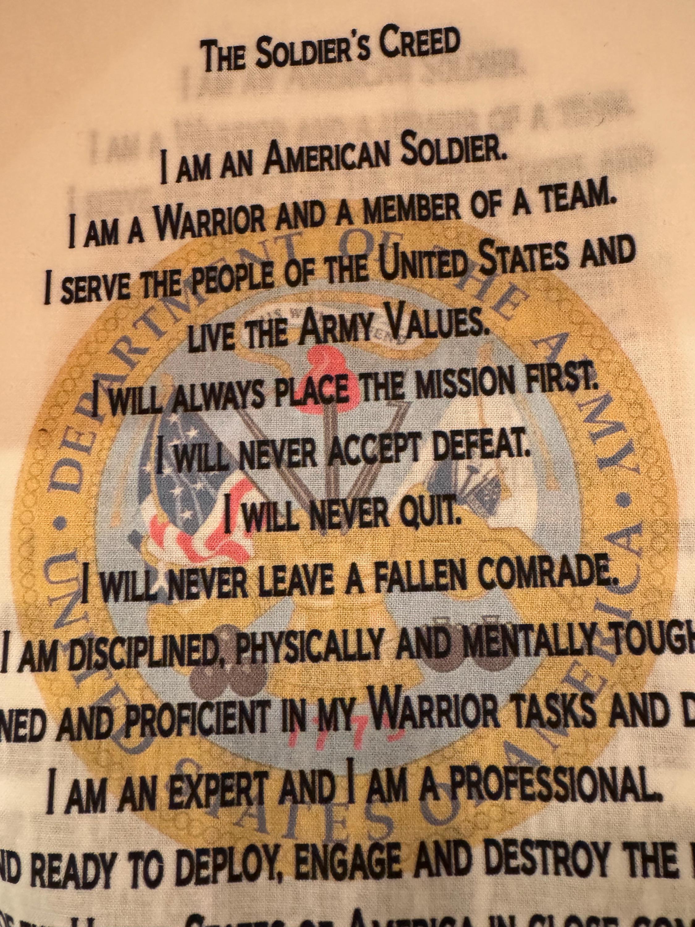 Fabric Panels Army Navy Military Service Air Force Marine Coast Guard ...