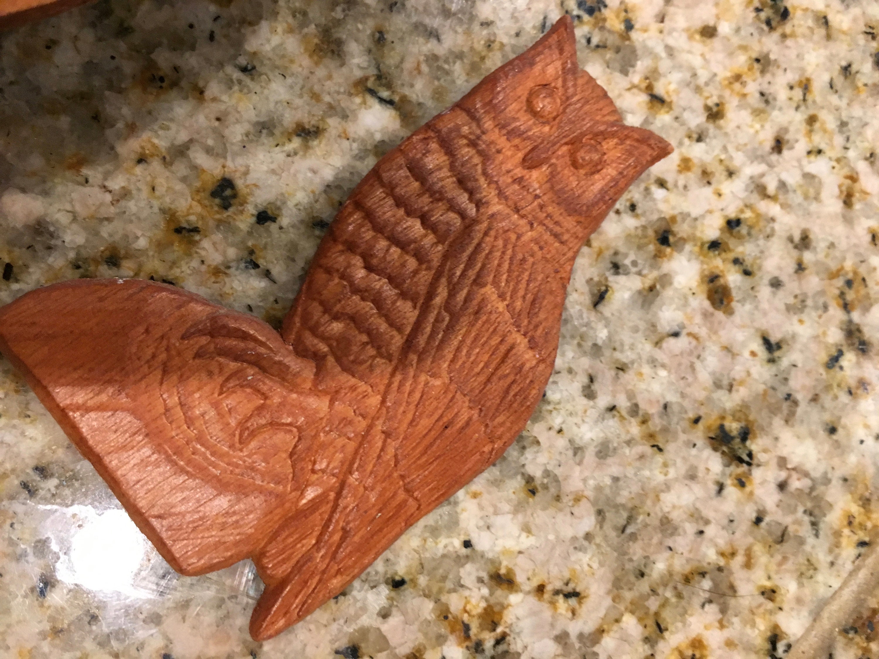 Carved Wood Vintage MAGNET for the Refrigerator or Locker | Etsy