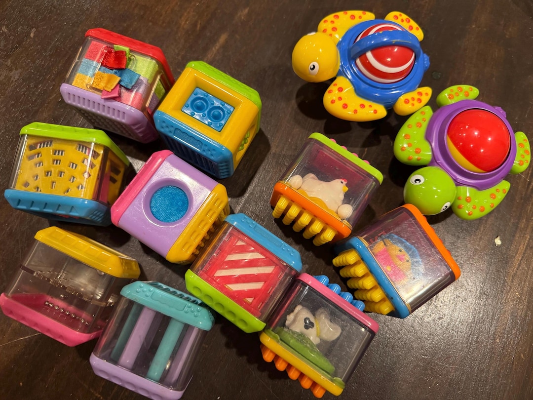 10 Fisher Price Peek a Boo Blocks Toddler Fun Touch Feel - Etsy