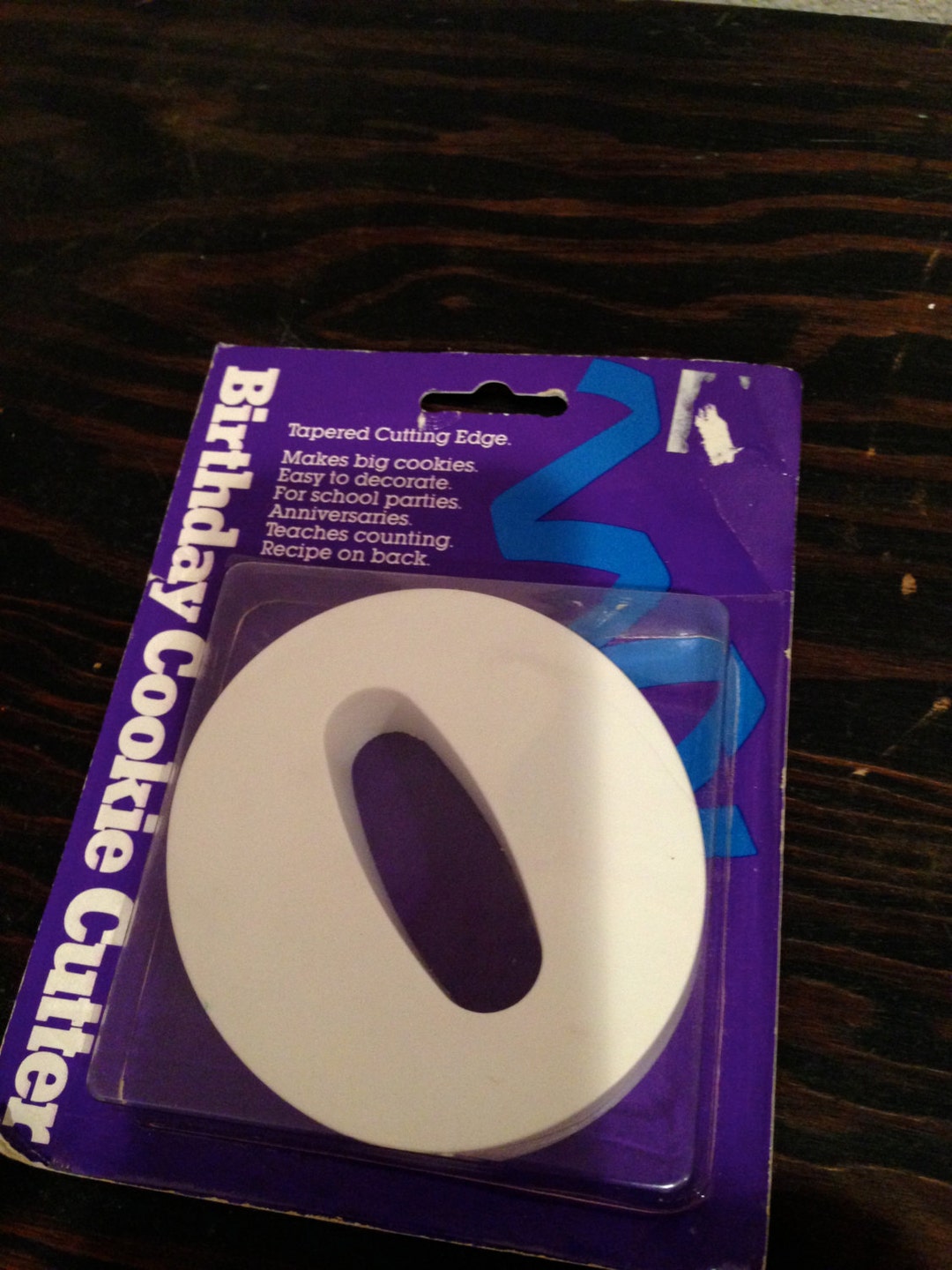 Number 0 Birthday Cookie Cutter Retro Plastic New Old Stock - Etsy