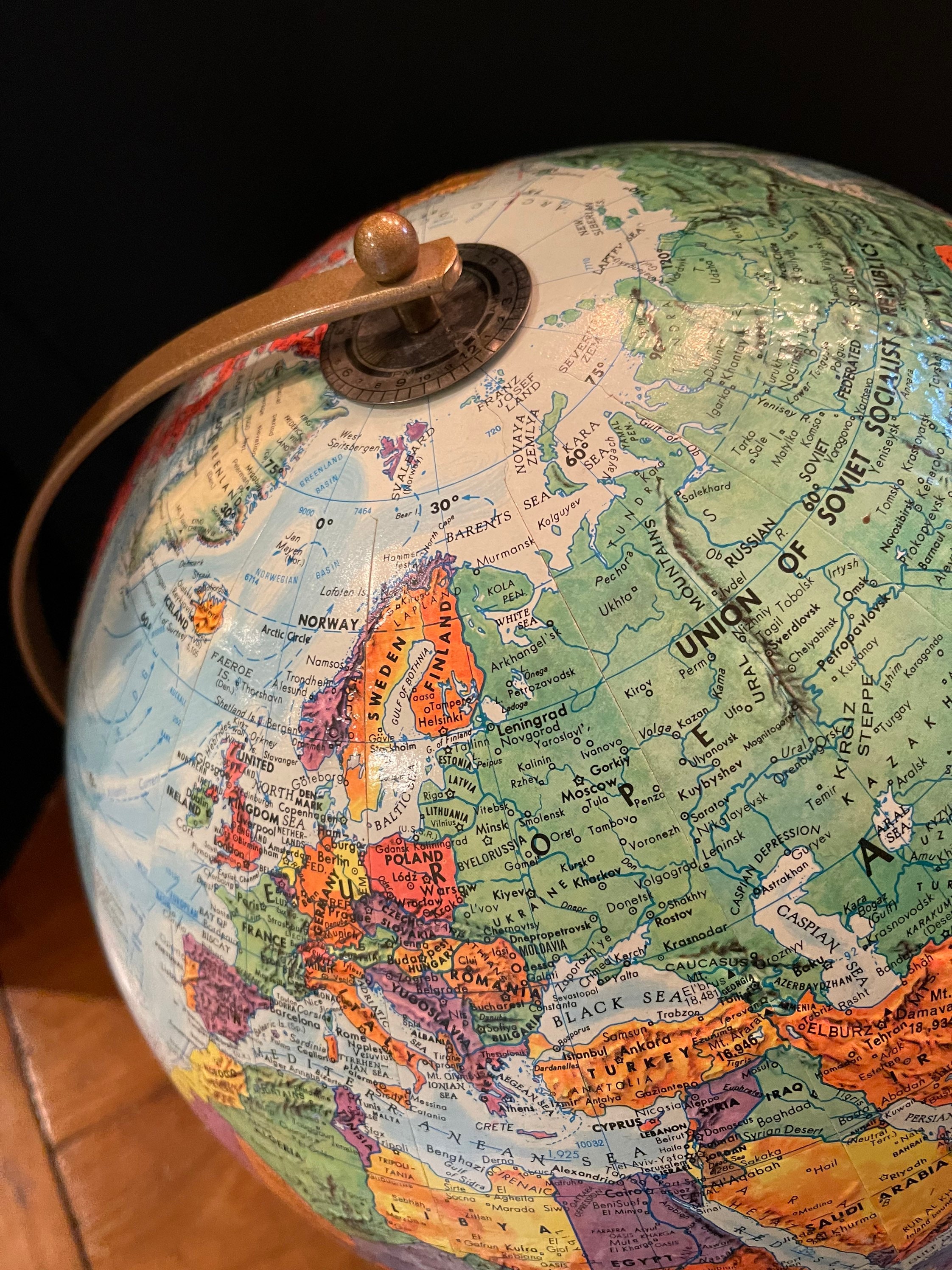 World Globe Topical Replogle 12 Inch World Nation World Travel - Etsy ...
