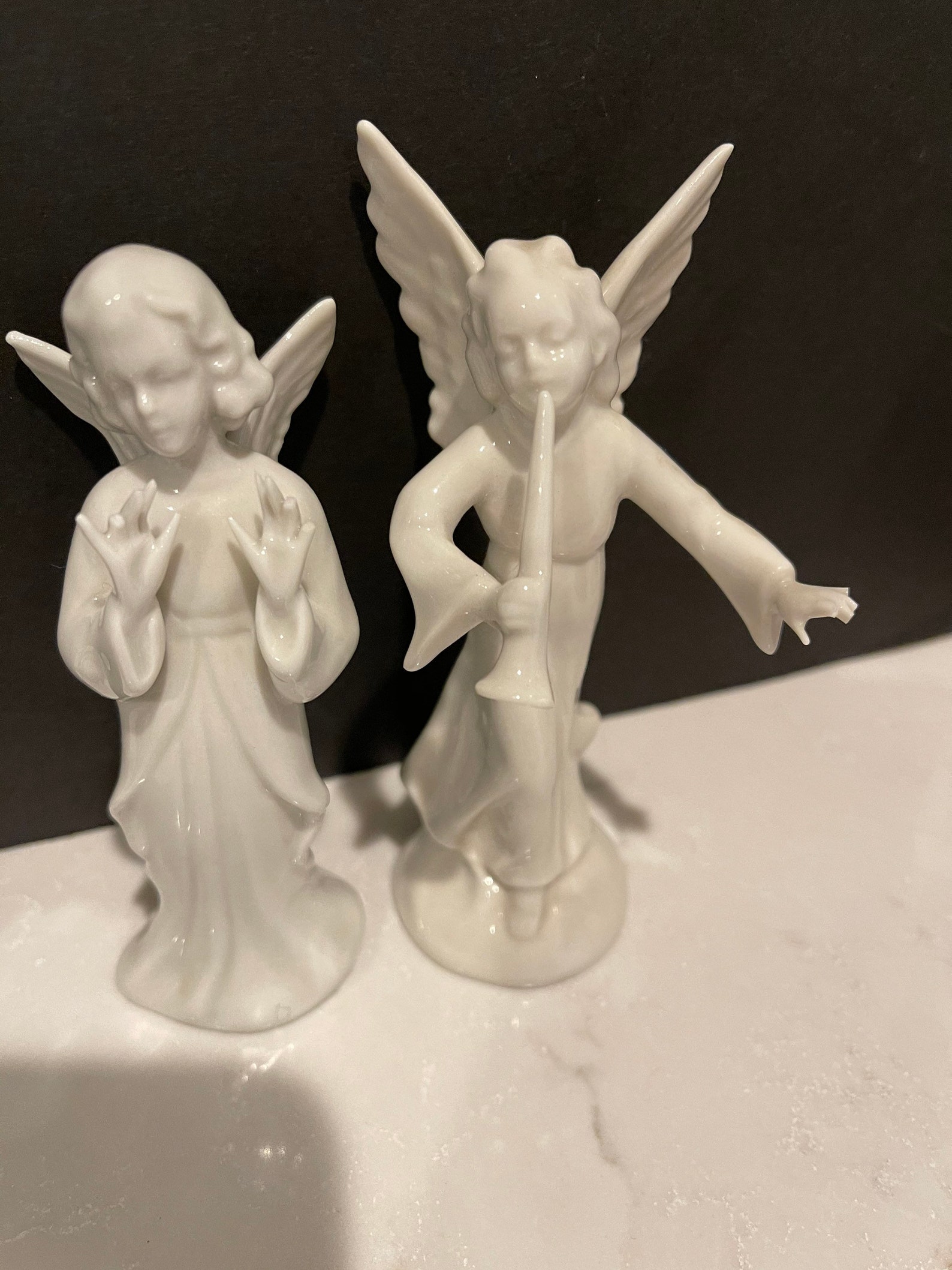 Vintage Porcelain Angel German Dresden Price for One Angel Heavenly ...
