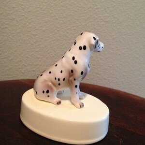 Dalmatian Dog Figurine Ceramic I Love My Dalmation - Etsy