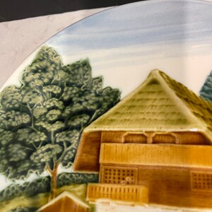 German Farm Scene Decorative Plate - Etsy