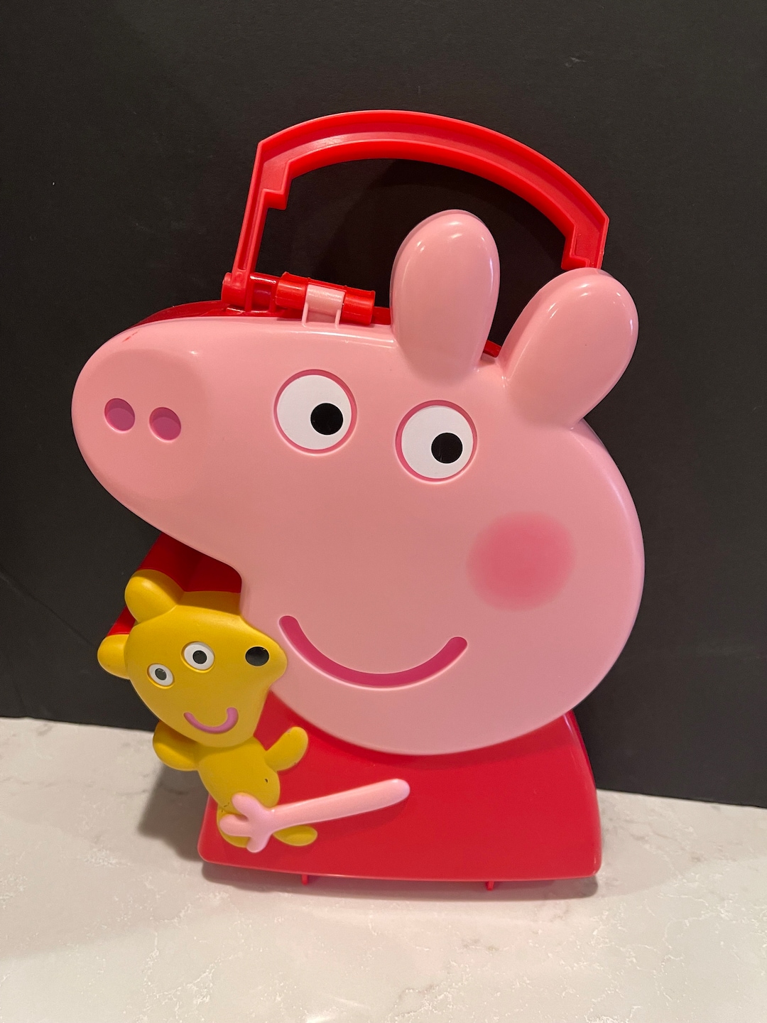 Peppa Pig Travel Case W/ Carrying Handle Toy Storage - Etsy