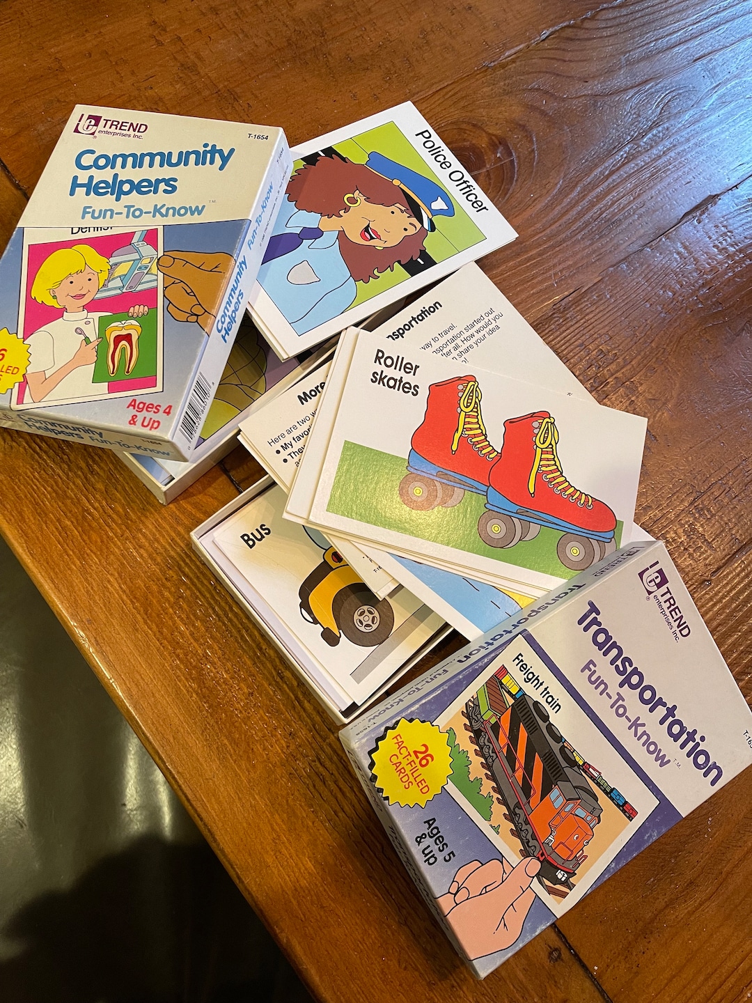 Vintage Community Helpers Transportation Cards 1984/86 Trend - Etsy