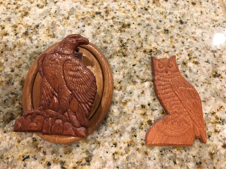 Carved Wood Vintage MAGNET for the Refrigerator or Locker - Etsy