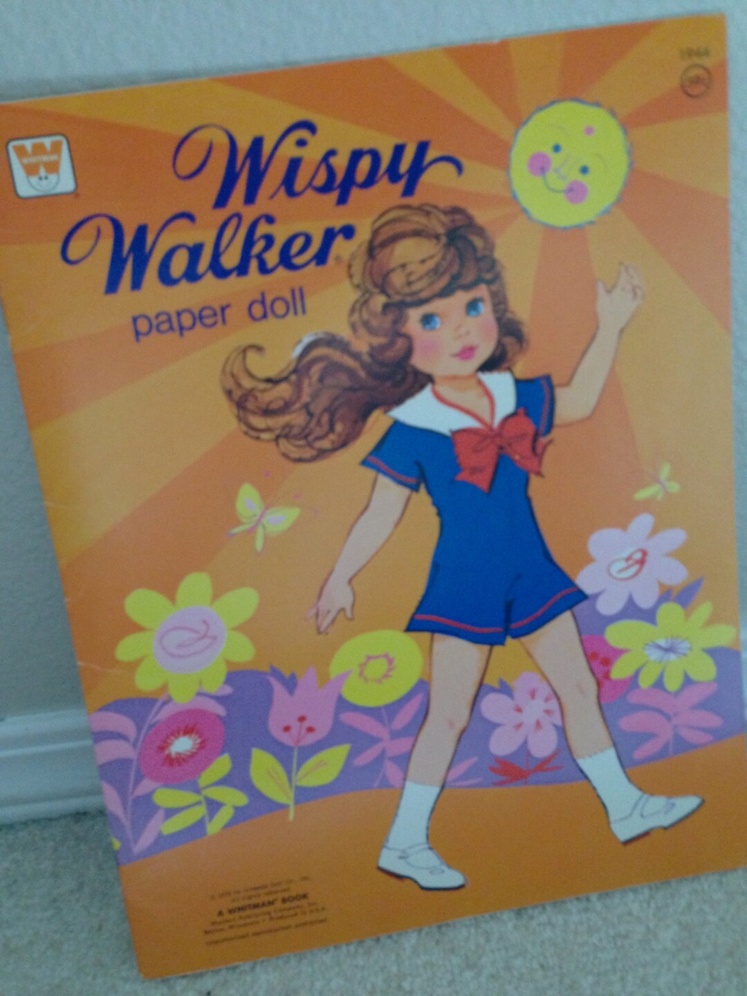 UNCUT Wispy Walker Paper Doll Book by Whitman Precut No Scissors Needed ...