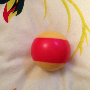 Vintage Pool Ball 11 Number Eleven Striped Red Style Billiard - Etsy