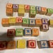 Vintage Wood Block Alphabet Numbers Rustic Block Letters - Etsy