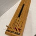 Standard Natural Finish Cribbage Board With 4 Wood Pegs Complete - Etsy