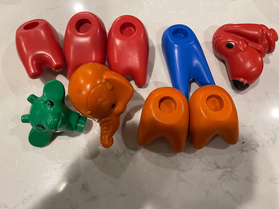 Vintage Tupperware Elephant Giraffe Dog and Extra Pieces Toy - Etsy Canada