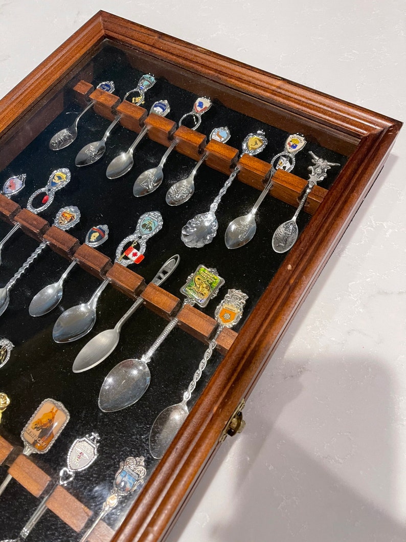 24 Souvenir Spoons and Display Case Instant Collection Oregon - Etsy