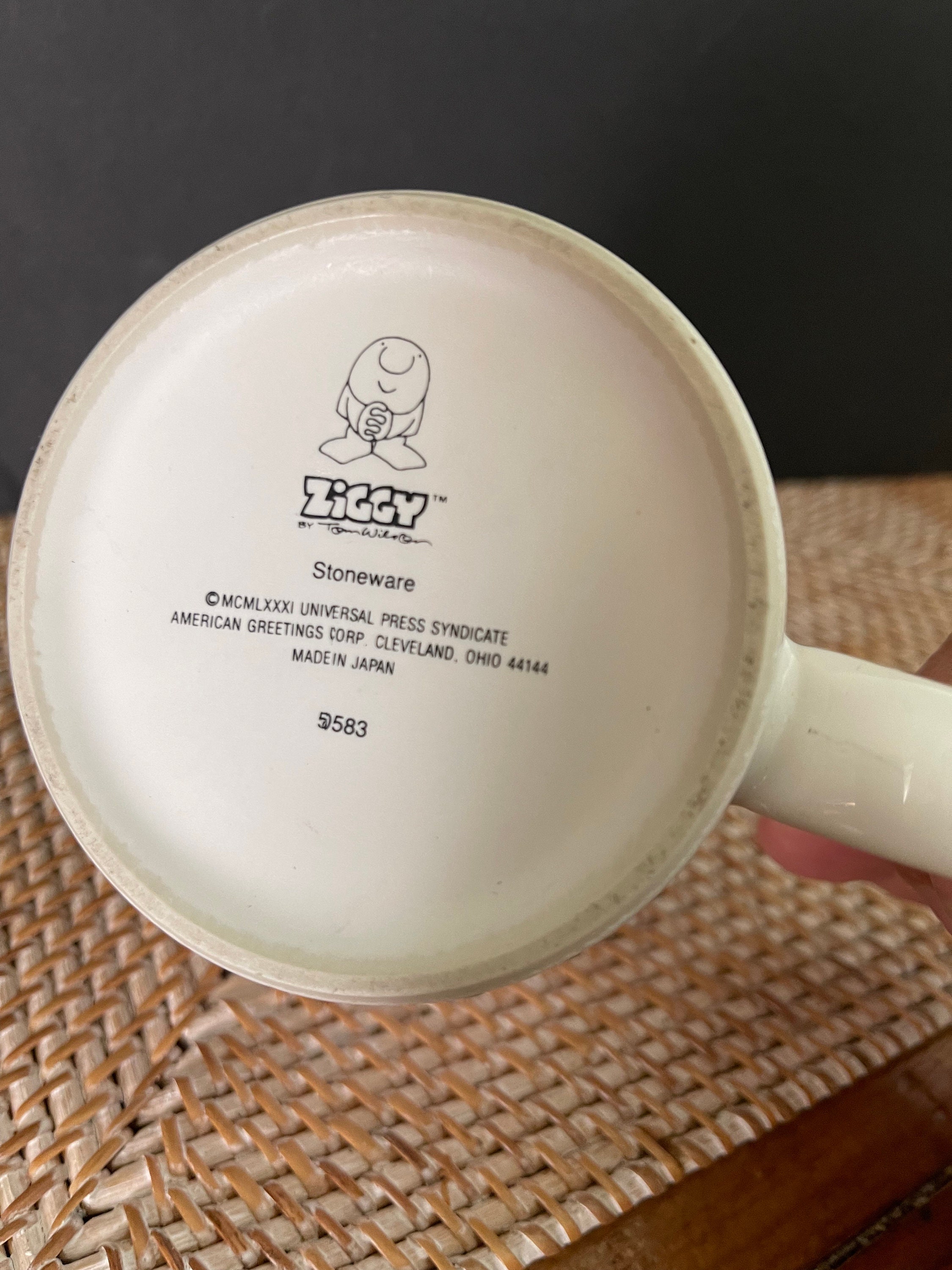 Vintage Ziggy Coffee Tea Mug Cup Opportunity Knocked 1981 - Etsy
