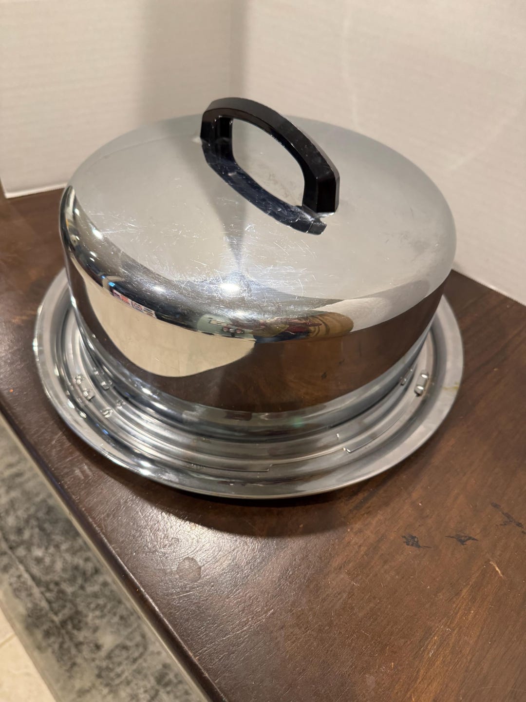 Everedy Stainless Steel Cake Carrier With Locking Lid Mechanism Cake ...