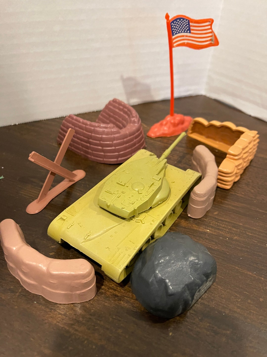 Vintage Tank Green Plastic Army Military Toy - Etsy