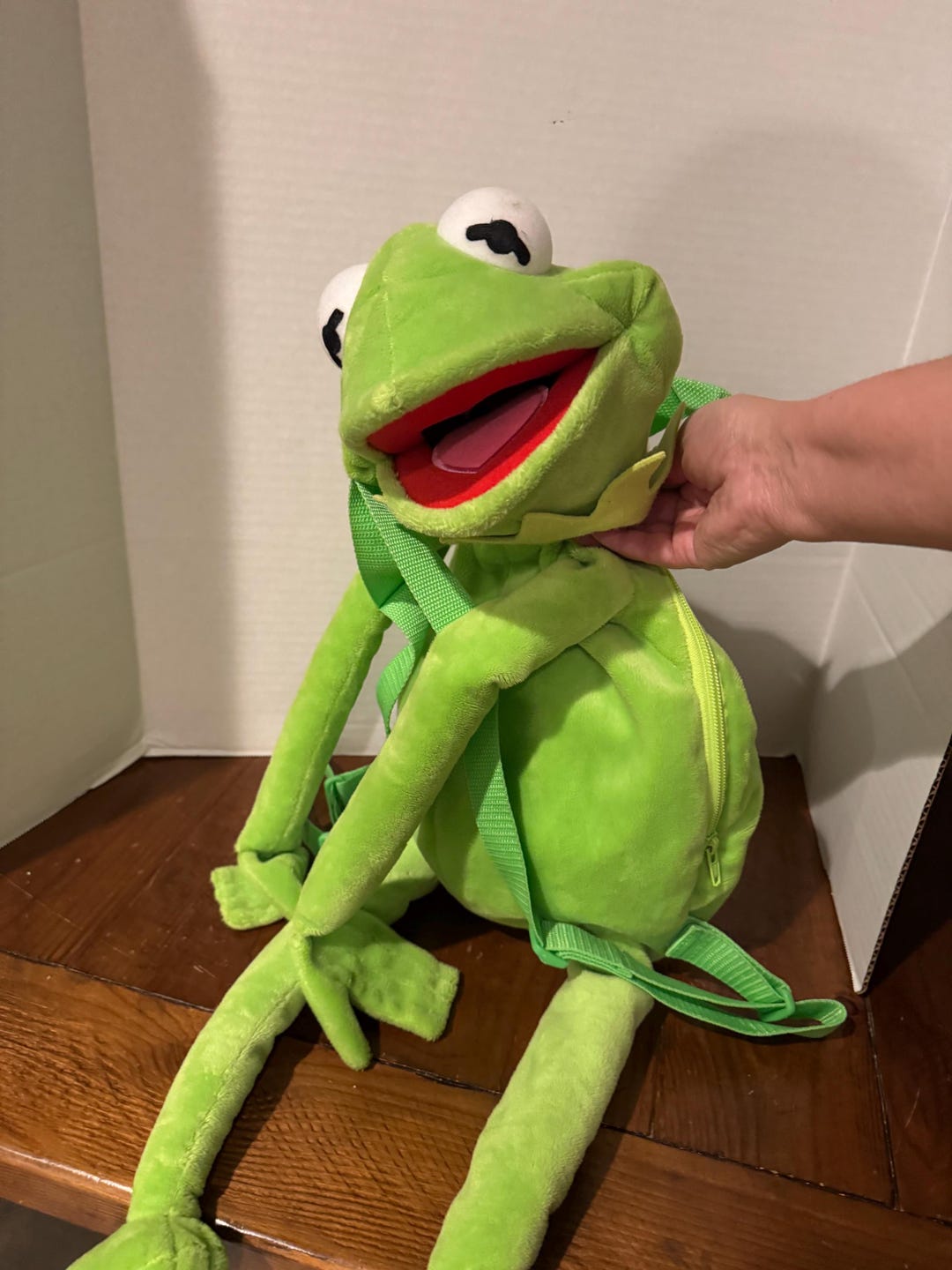 Kermit the Frog Backpack Rucksack Bag Disney 2012 Muppets Plush Stuffie - Etsy