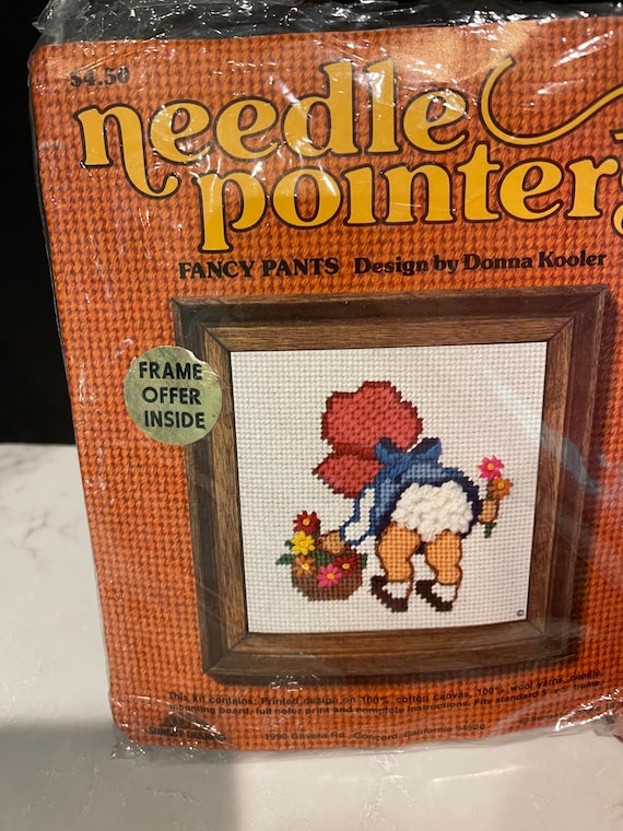 Needle pointers fancy pants KIT complete vintage | Etsy