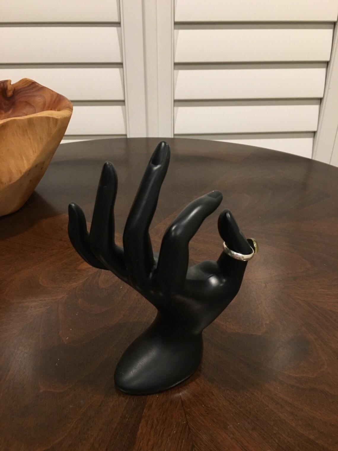 Life Size Hand Art Display Vintage Black Ceramic Figurine - Etsy