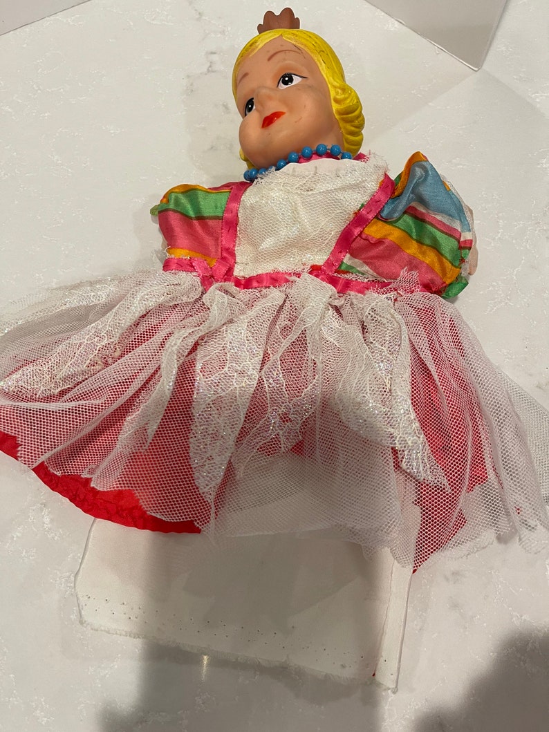 Vintage Rubber Headed Hand Puppet Princess Queen Like Mr - Etsy