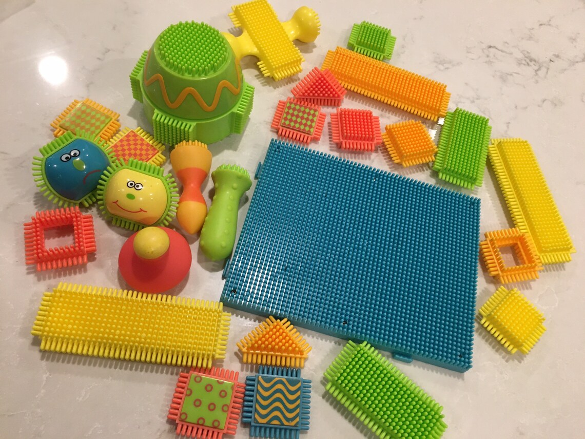 Bristle Parents Block PRESCHOOL Building Construction Toy 24 Pieces Age ...