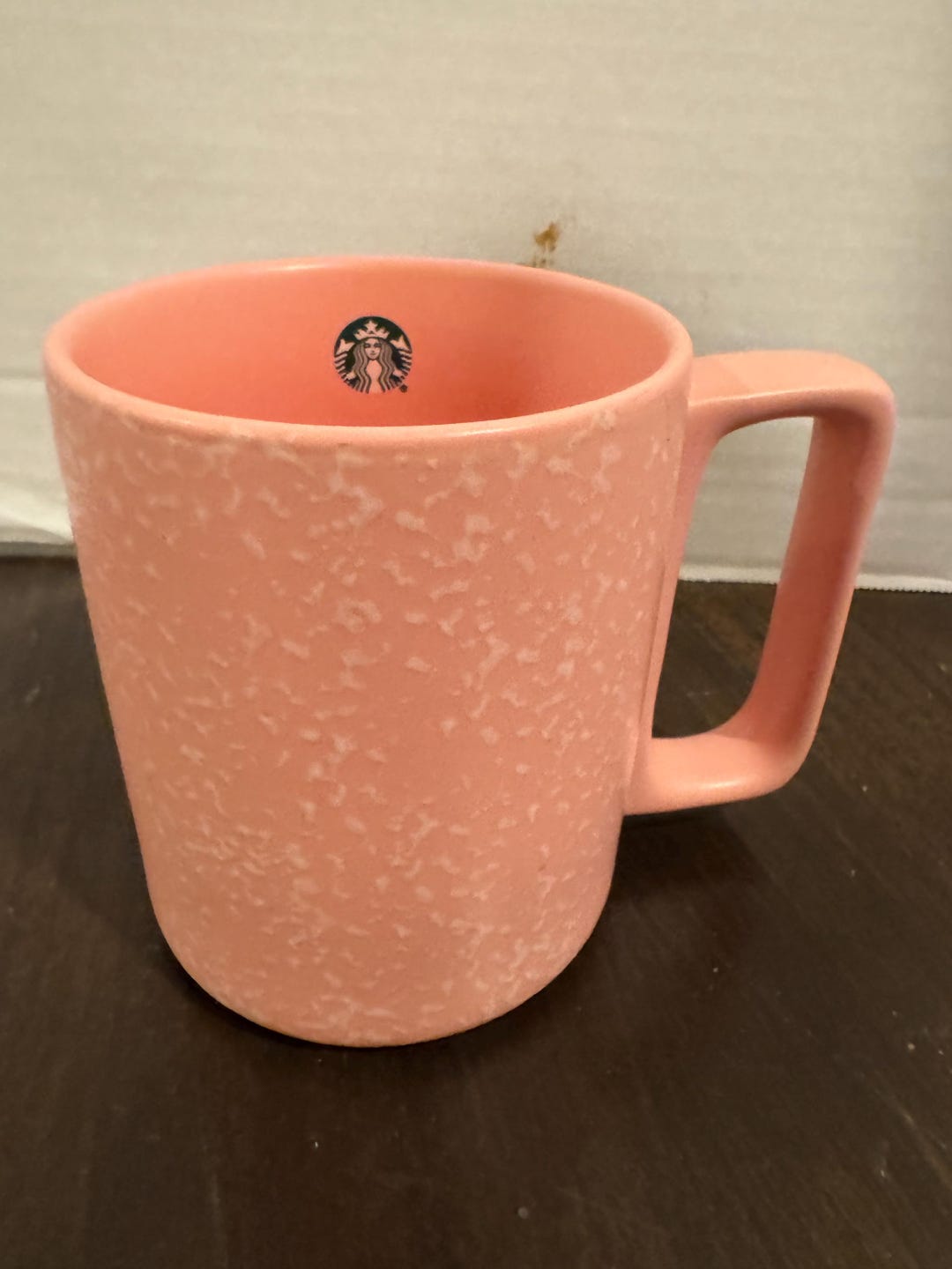 Starbucks Textured/speckled Pink Coffee Mug/cup Matte 12oz Valentine’s ...