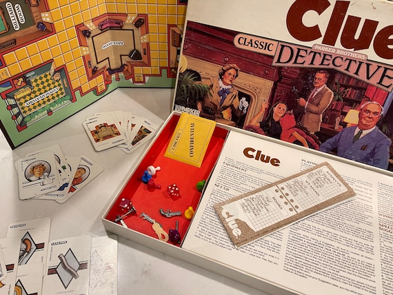 1986 CLUE Board Game Complete | Etsy