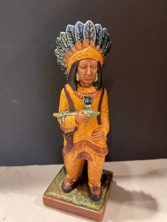 Vintage Native American Figurine - Etsy