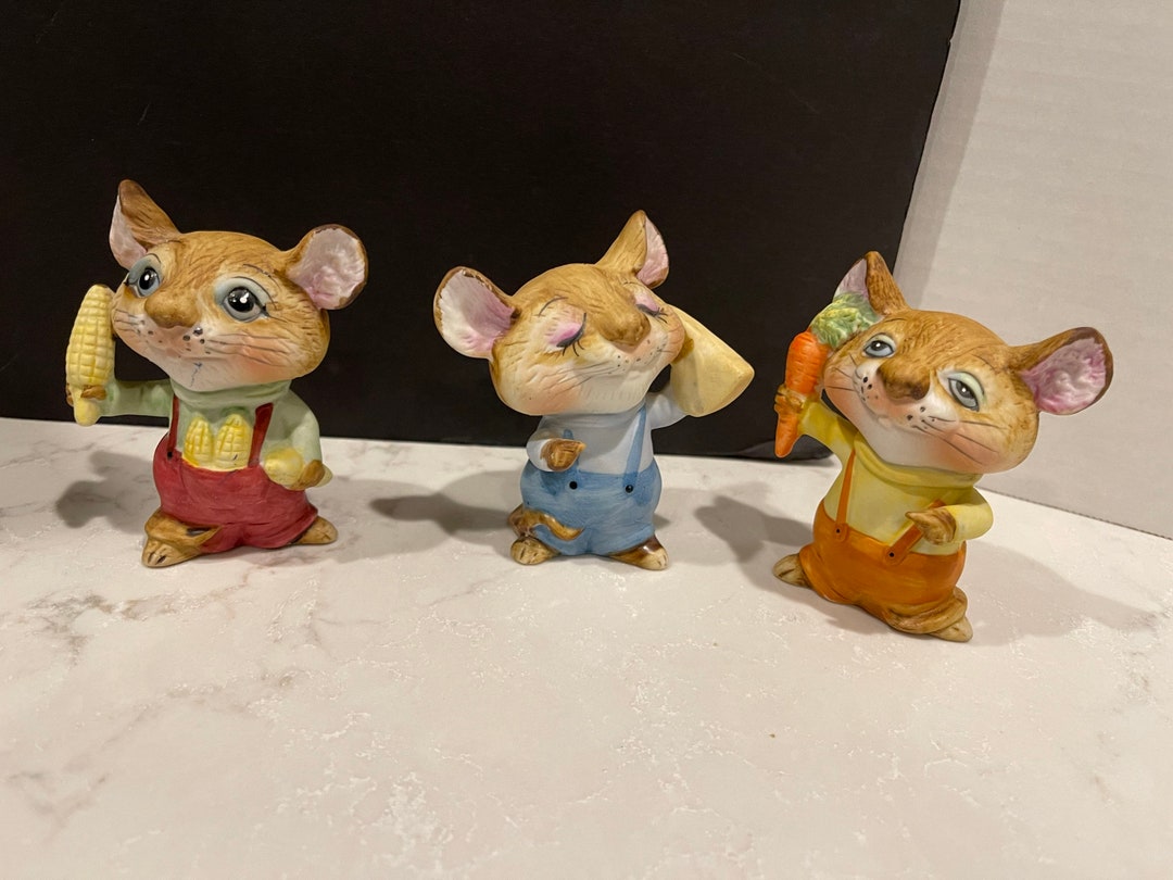 Vintage Ceramic Home Interiors® HOMCO® Trio Vintage Homco Mice ,homco ...