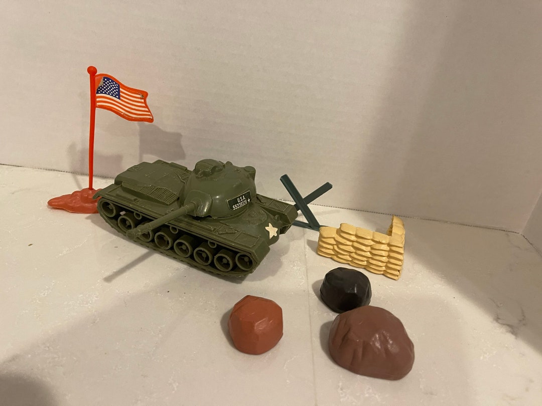 Vintage Tank Green Plastic Army Military Toy - Etsy